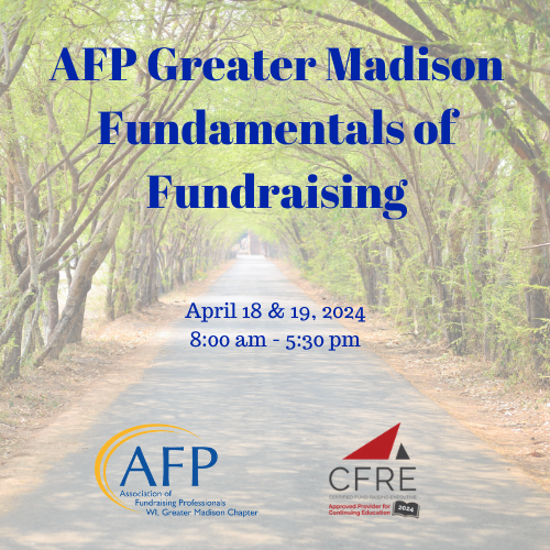 AFP Greater Madison | Fundamentals of Fundraising 2024